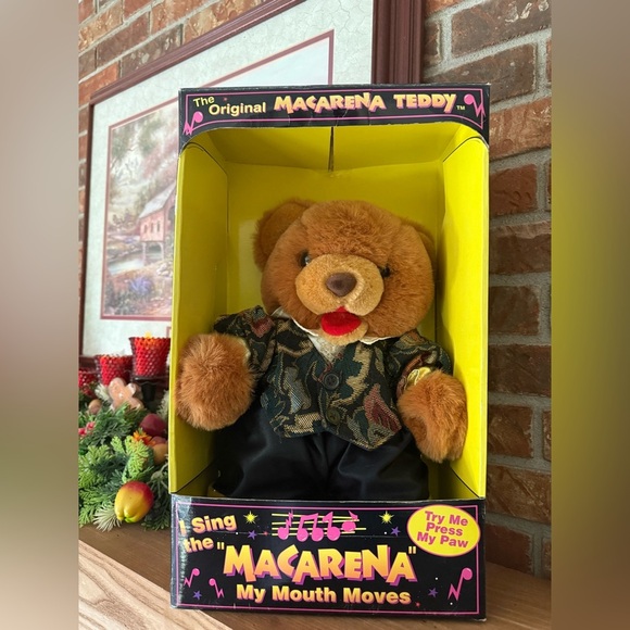 Macarena teddy | Accents | Vintage Dandee Original Macarenateddy Bear ...